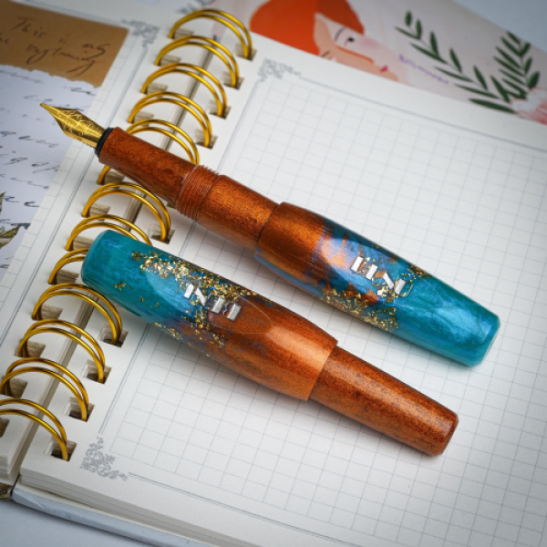 BENU Aurora Gold Pixie Fountain Pen | Pen Place | Pen Store Since 1968