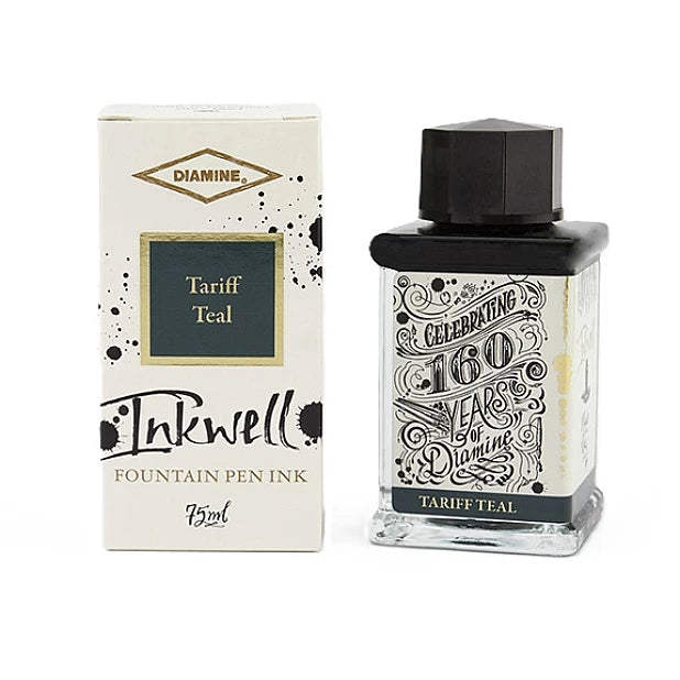 Diamine Inkwell Ink - 75 ml - Tariff Teal | Pen Place | Pen Store Since ...