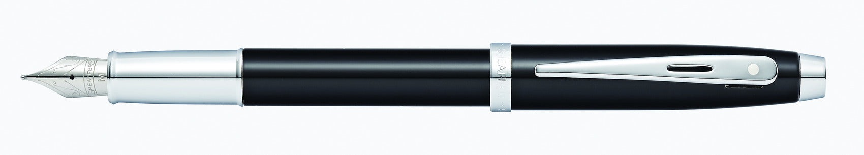 Sheaffer 100 Glossy Black Lacquer Fountain Pen | Pen Place | Pen Store ...