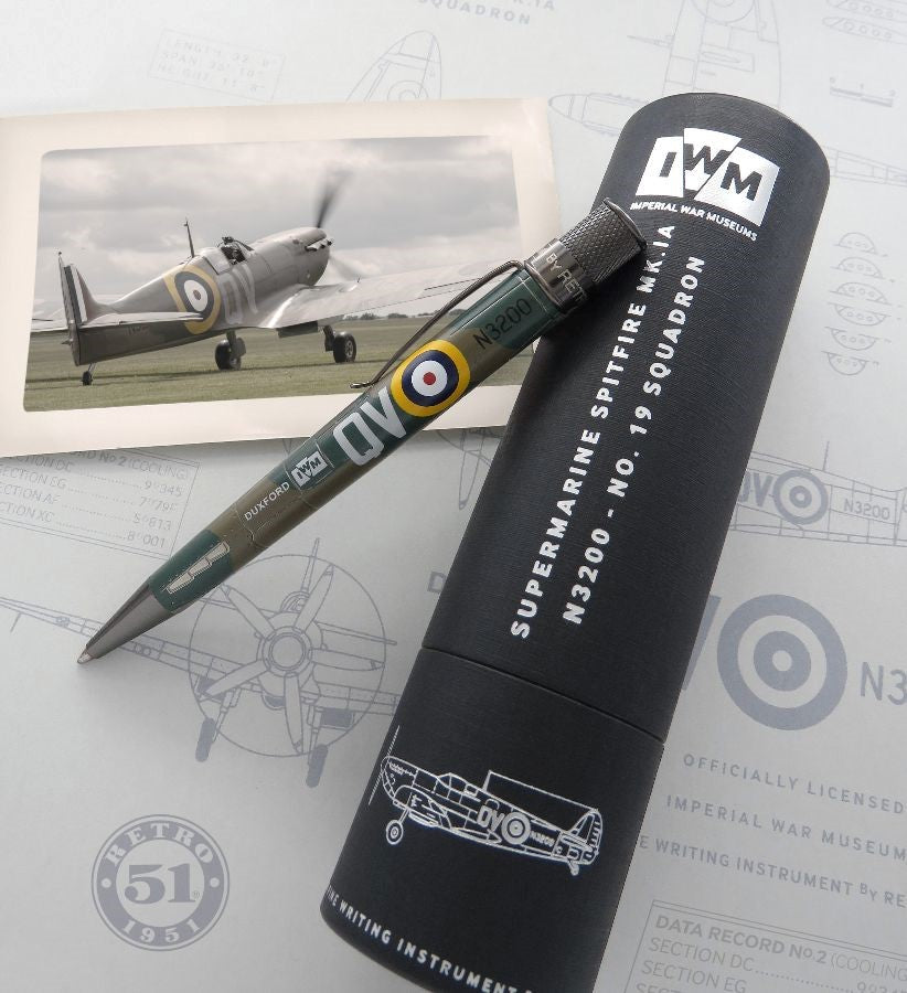 Retro 1951 - Imperial War Museums- SPITFIRE N3200 Rollerball | Pen ...