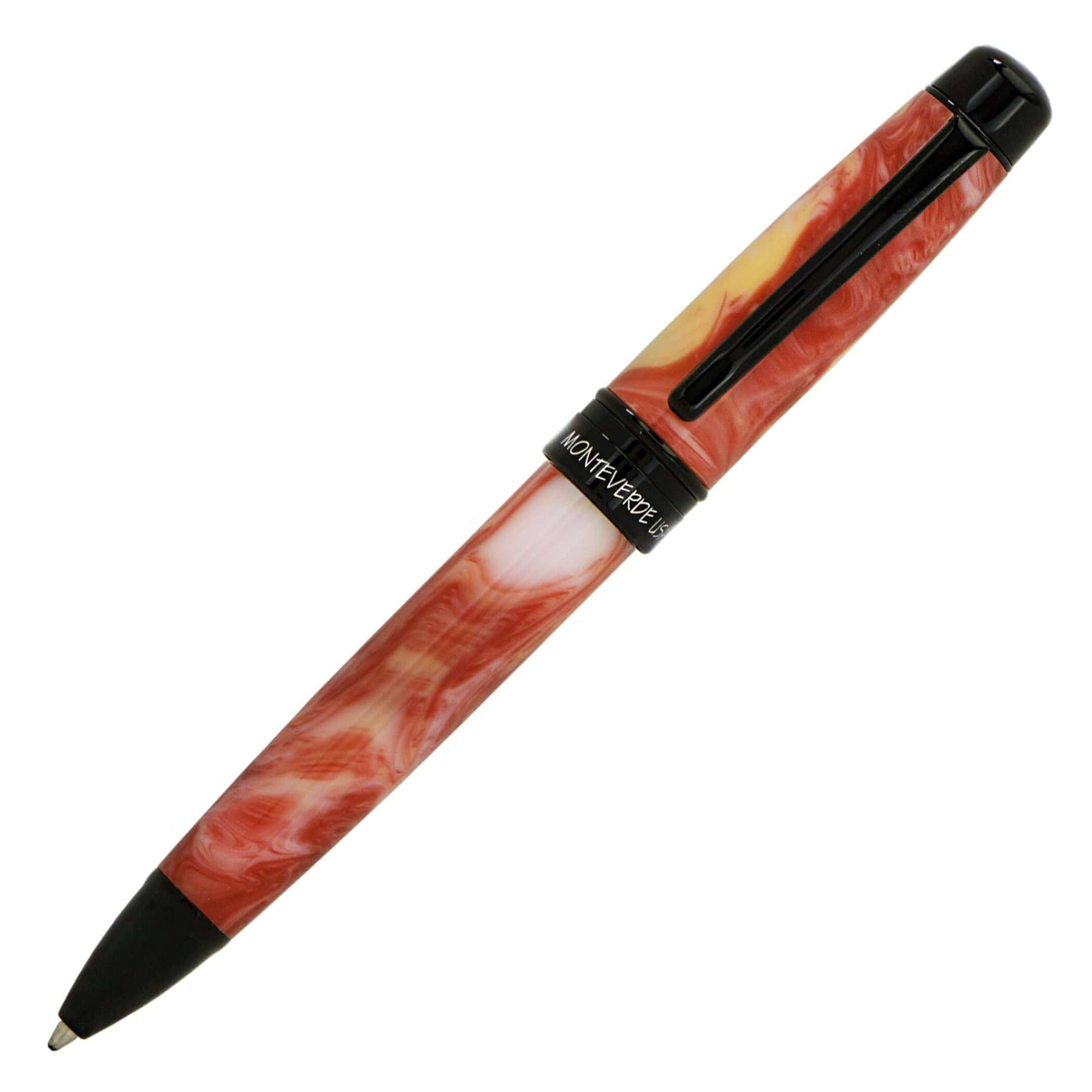 Monteverde Prima Red Swirl Ballpoint Pen | Pen Place | Pen Store Since 1968