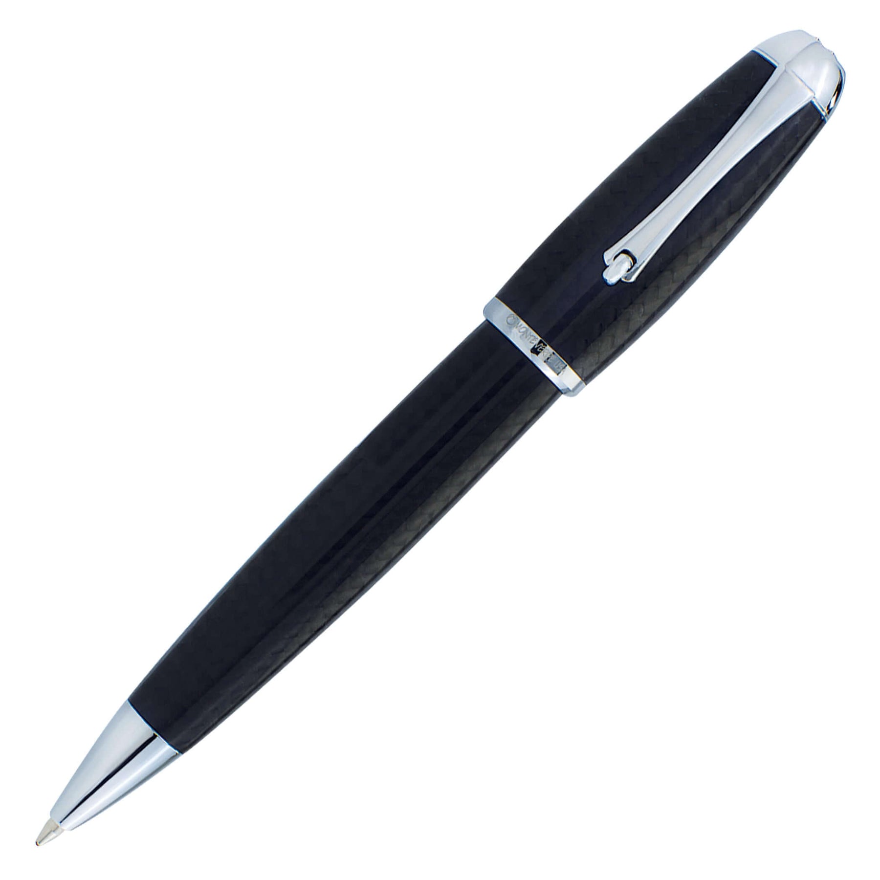Monteverde Super Mega Carbon Fiber and Chrome Ballpoint Pen | Pen Place ...