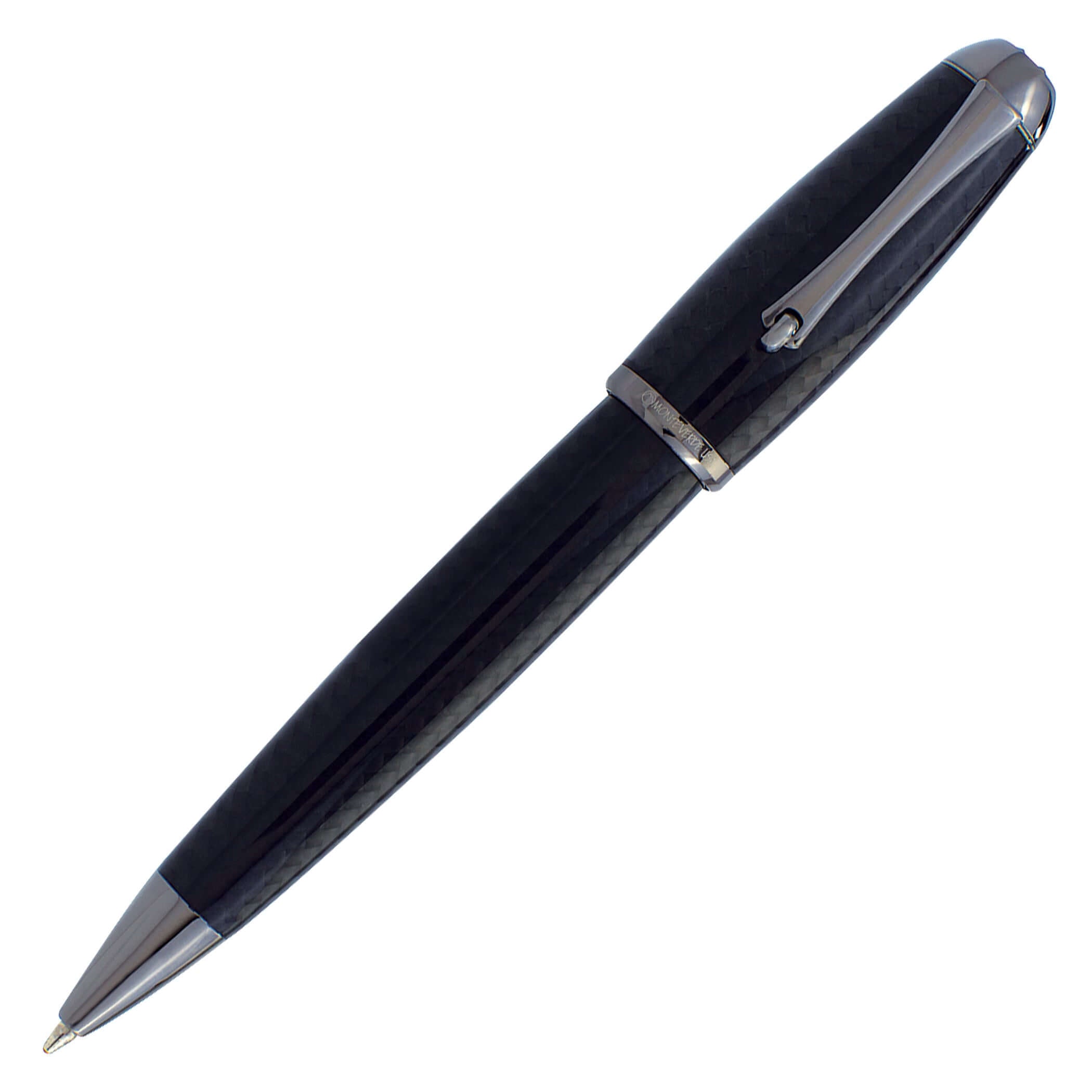 Monteverde Super Mega Carbon Fiber and Gunmetal Ballpoint Pen | Pen ...