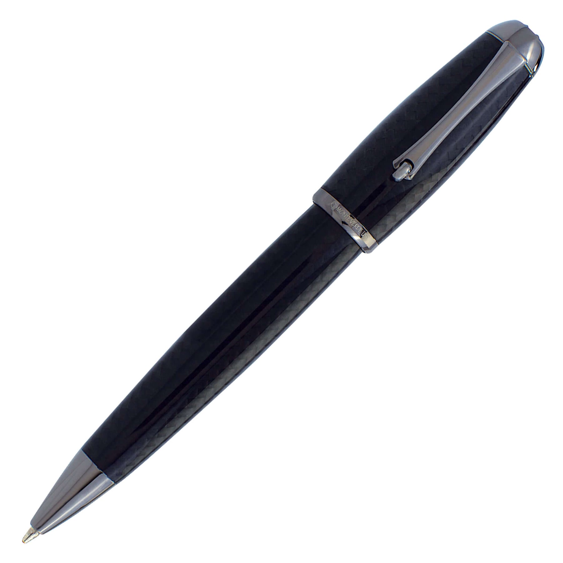 Monteverde Super Mega Carbon Fiber and Gunmetal Ballpoint Pen | Pen ...