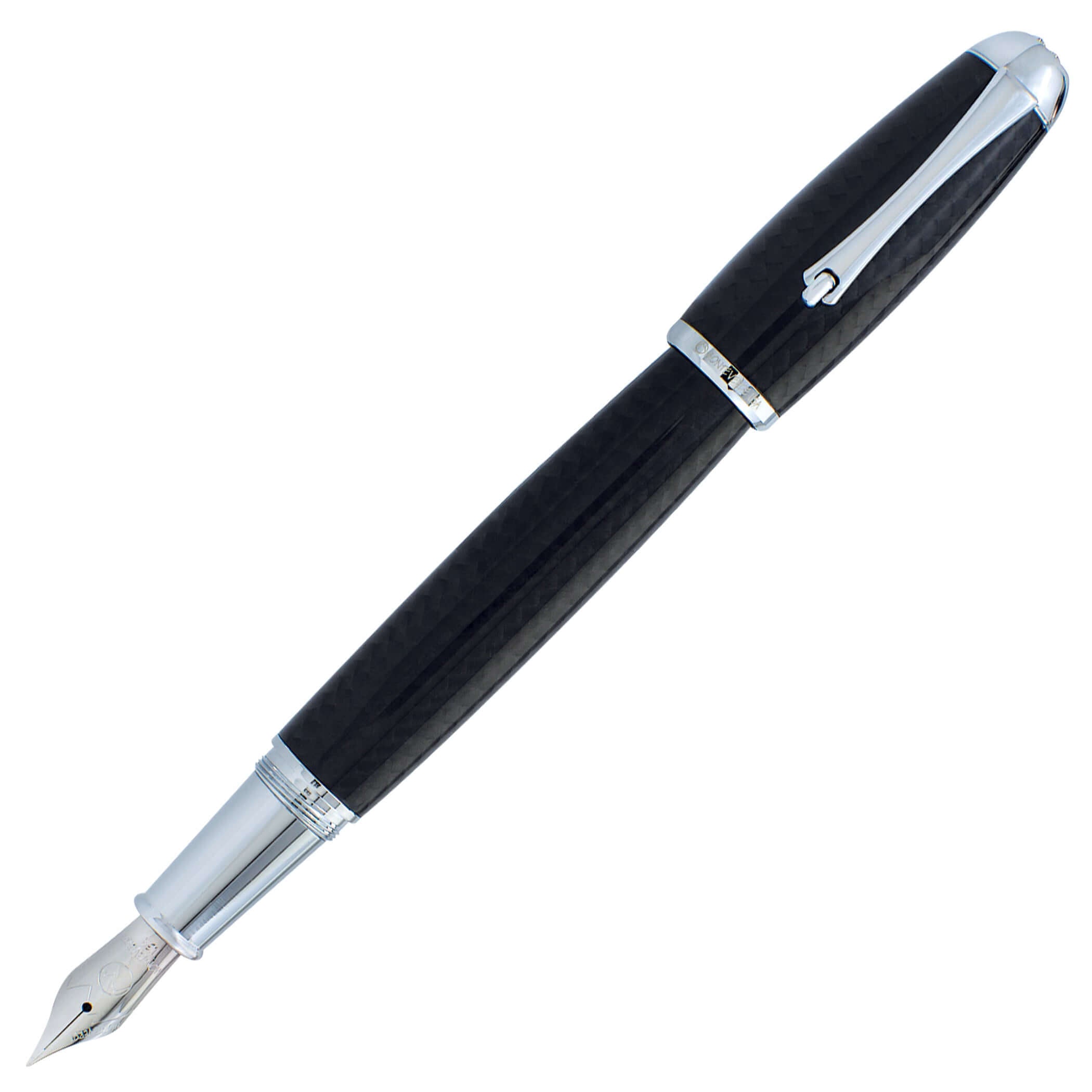 Monteverde Super Mega Carbon Fiber and Chrome Fountain Pen | Pen Place ...