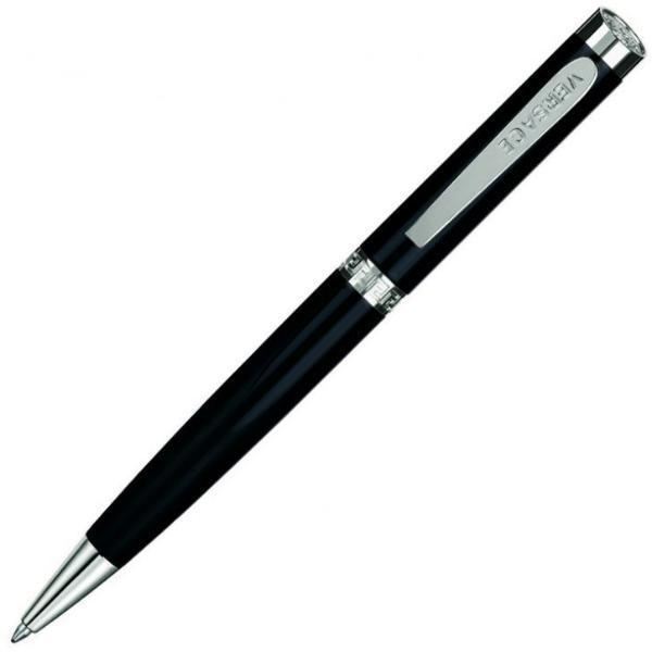Versace Greca Black/Steel Ballpoint Pen | Pen Place | Pen Store Since 1968